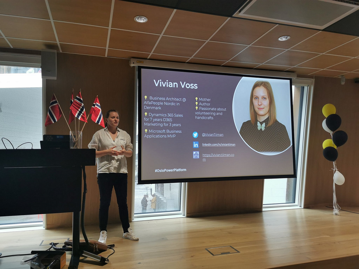 Oslo Power Platform and beyond - Vivian Voss - A little place of motivation on Dynamics 365 and ...